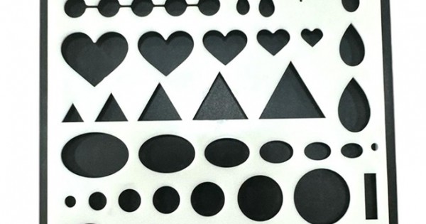 Sablon pentru quilling 55 diverse forme,